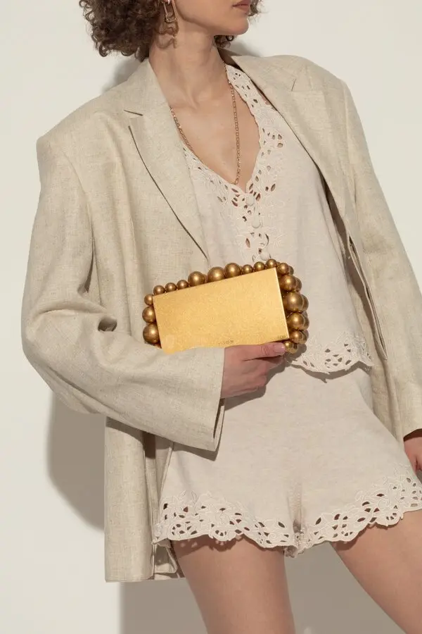 Cult Gaia Eos Clutch Bag - Gold