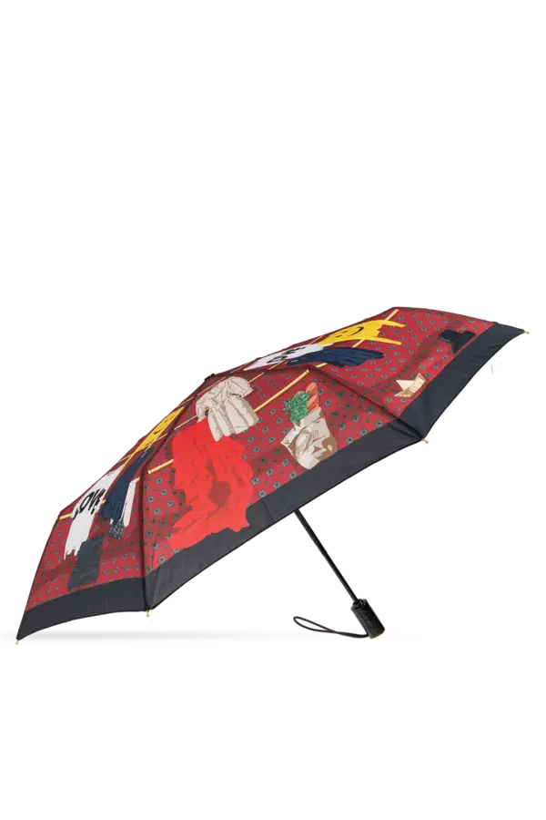 Moschino Folding Umbrella - Multicolour