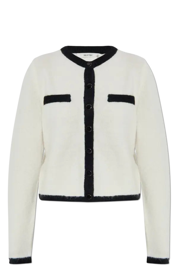 GESTUZ Gzalpha Cardigan - White