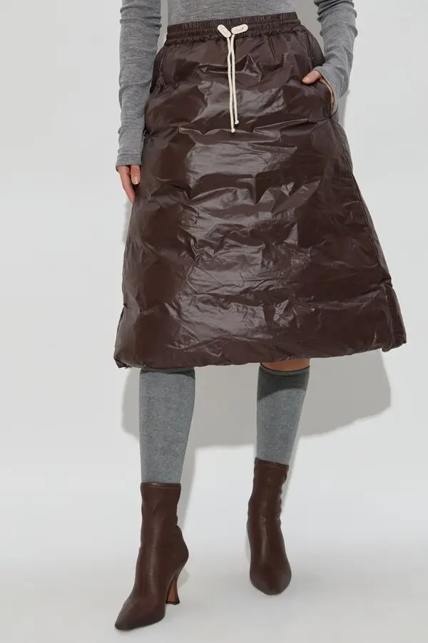 JIL SANDER Puffer Midi Skirt