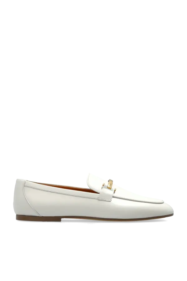 TOD’S Smooth Leather Loafers With Metal Ornament