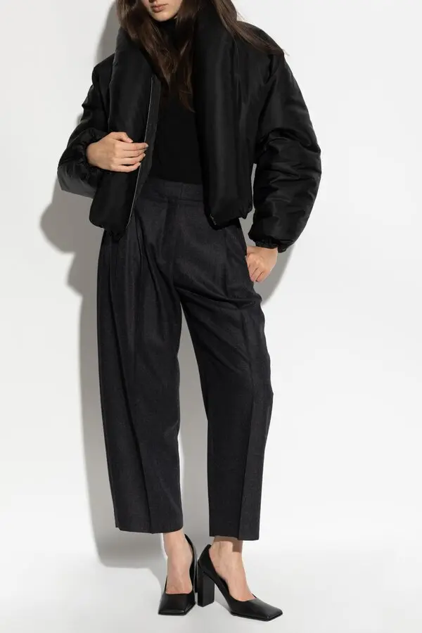 Alaïa Body With Stand-up Collar - Black