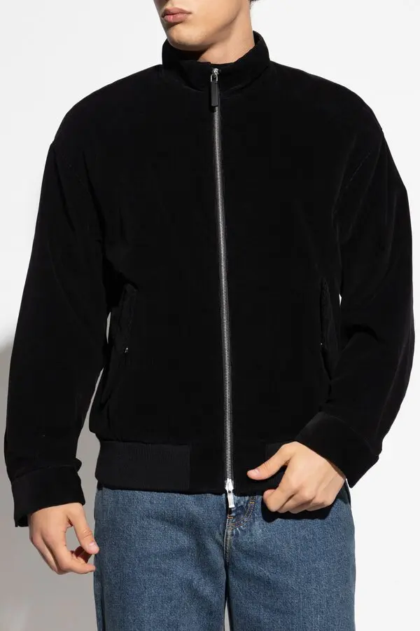 FERRAGAMO Corduroy Bomber Jacket