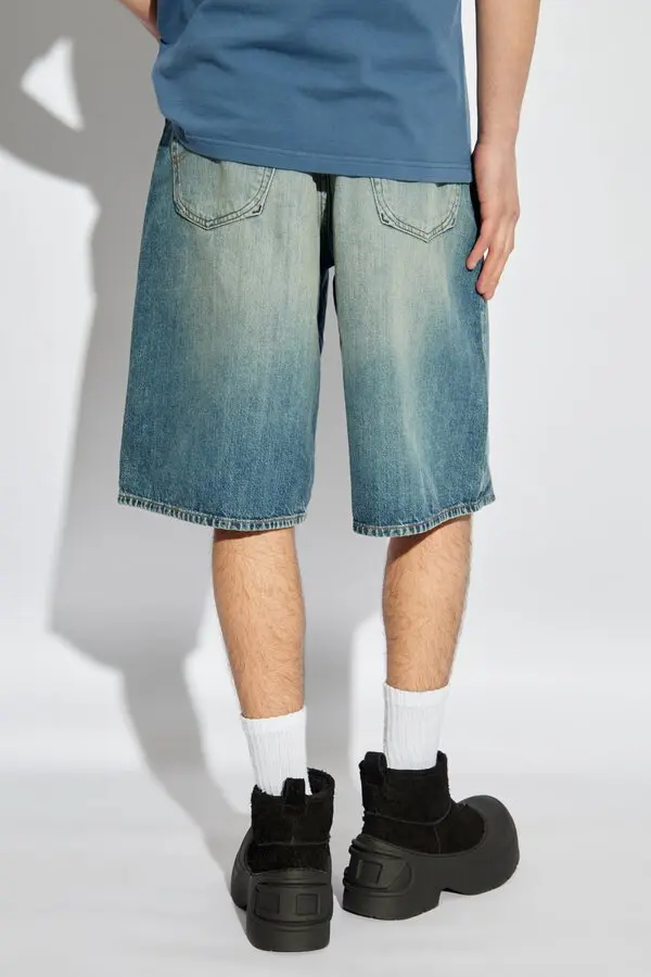 Kenzo Vintage-effect Denim Shorts