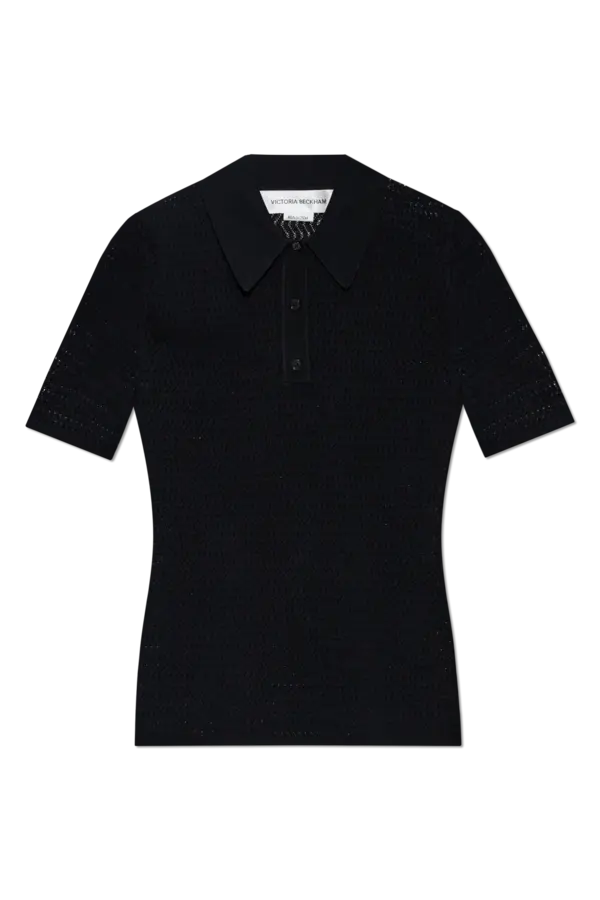 Victoria Beckham Patterned Polo Shirt
