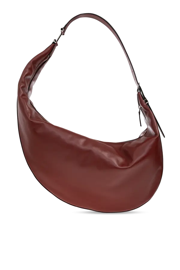 Marni Leather Hobo Shoulder Bag - Brown
