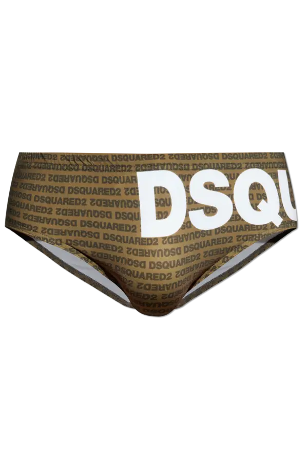 Dsquared2 Monogram Swim Briefs - Green