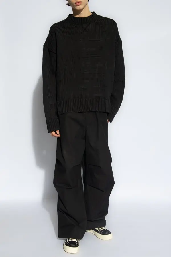 JIL SANDER Cotton Flared Trousers