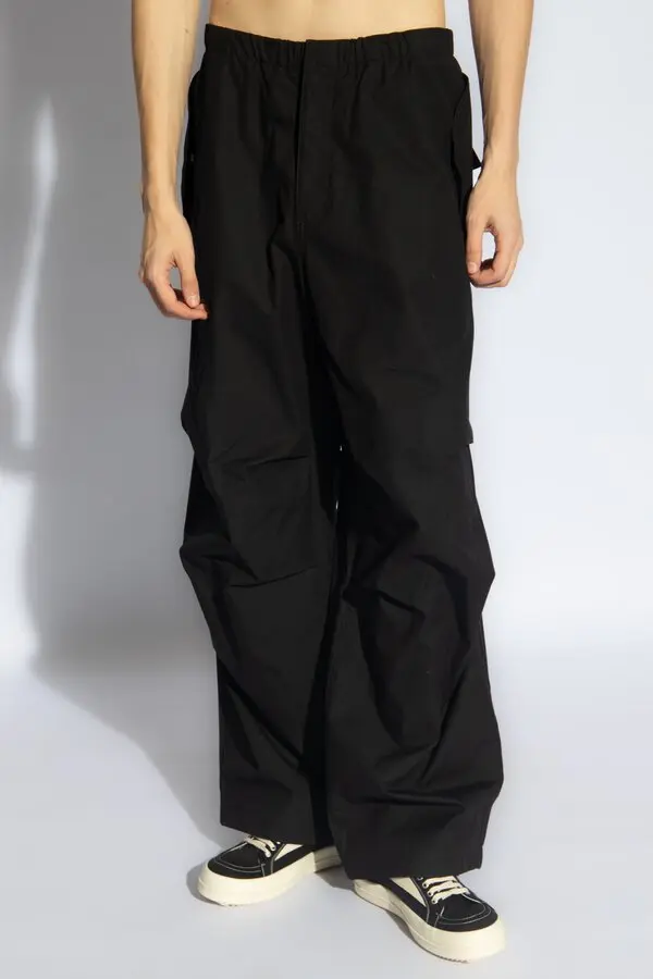 JIL SANDER Cotton Flared Trousers