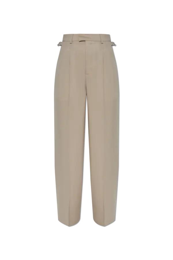Ami Wool Trousers With Pleats