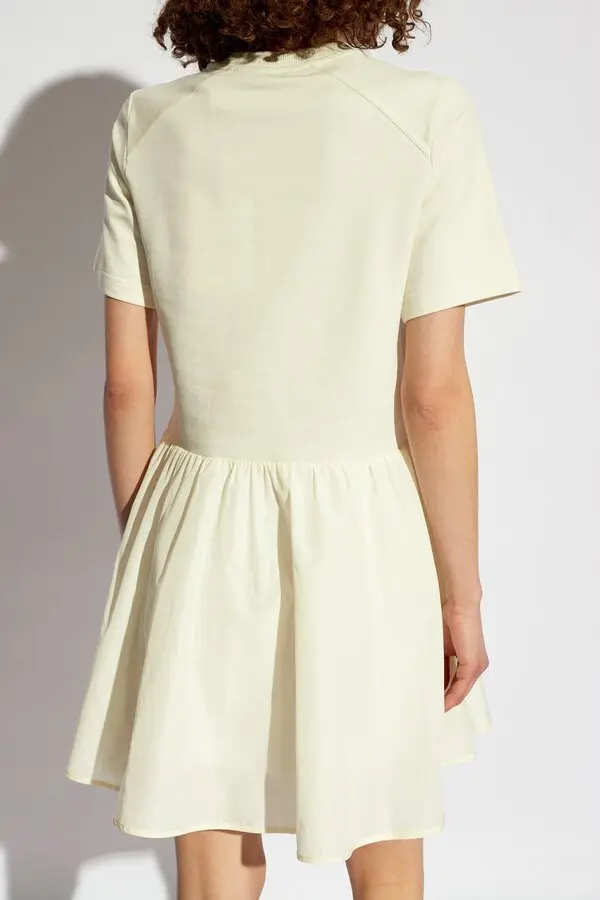 Moncler Short-sleeve Cotton-blend Dress