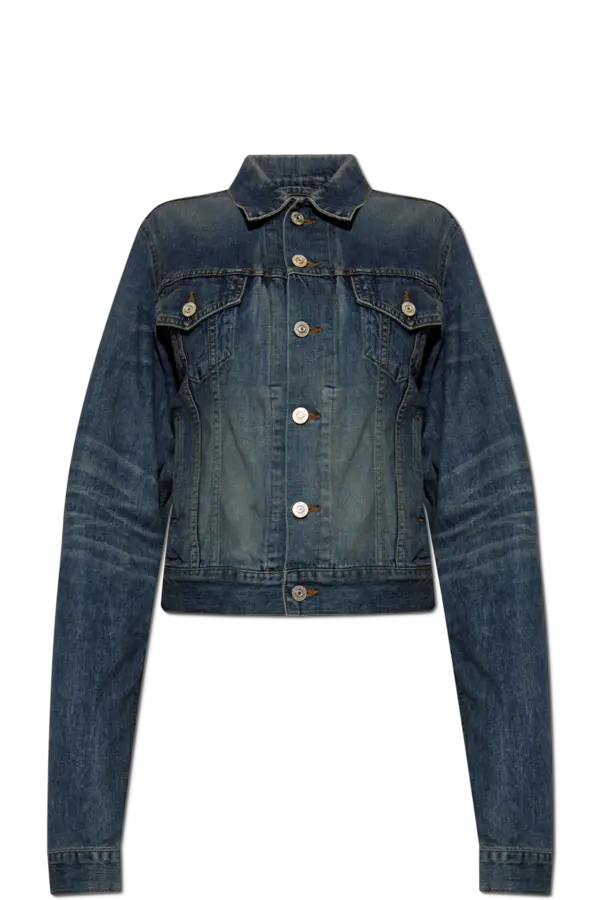 Balenciaga Vintage-effect Denim Jacket
