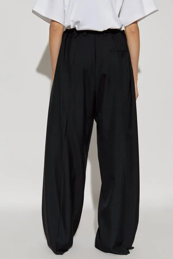 Balenciaga Wool Finish Trousers