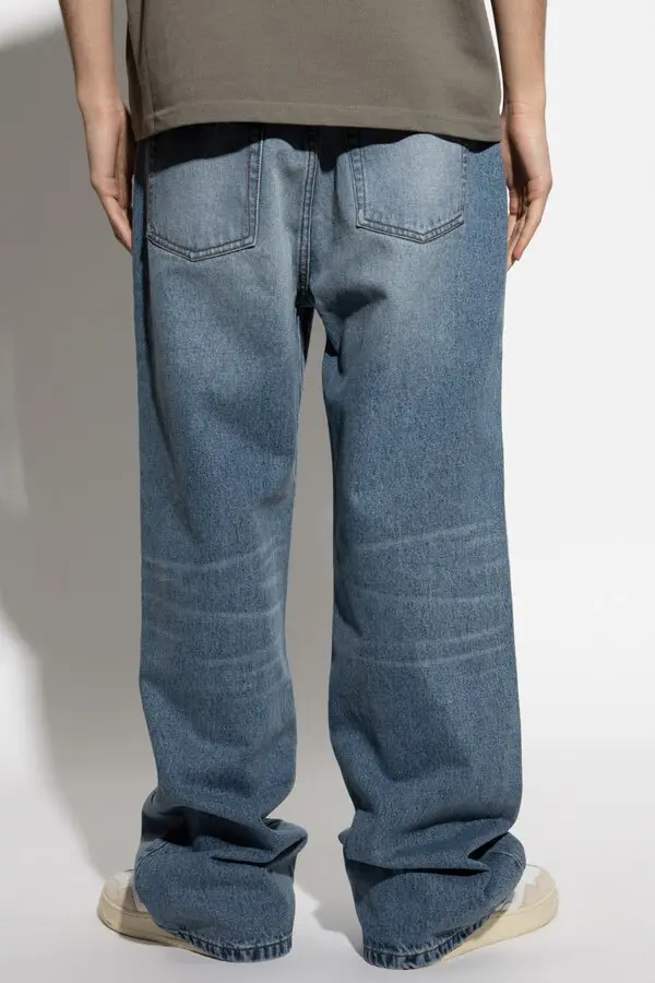 AMI Paris Logo Jeans - Blue