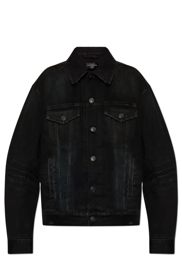 Balenciaga Vintage Effect Denim Jacket