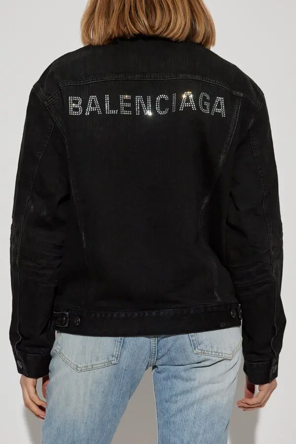 Balenciaga Vintage Effect Denim Jacket