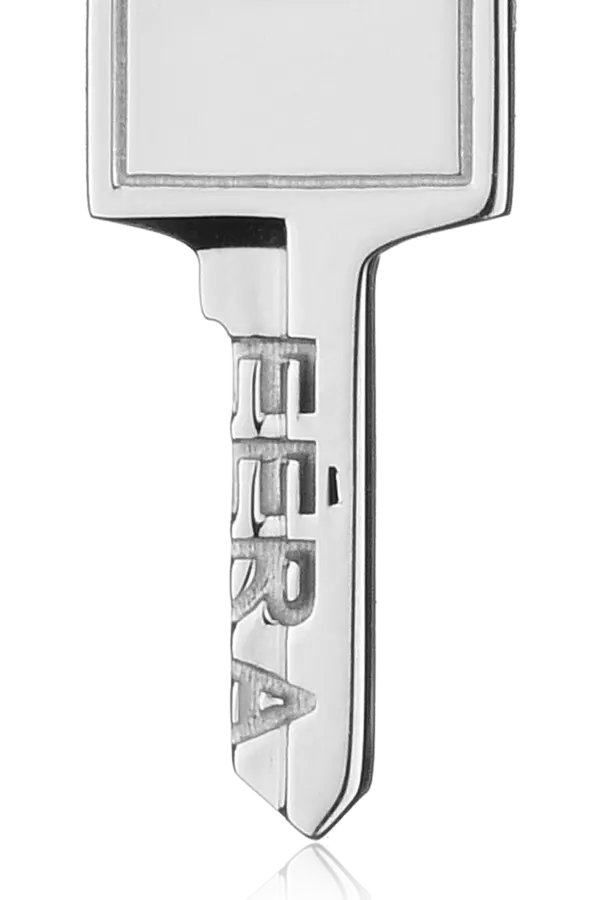 EERA Key Small Single Earring - Silver