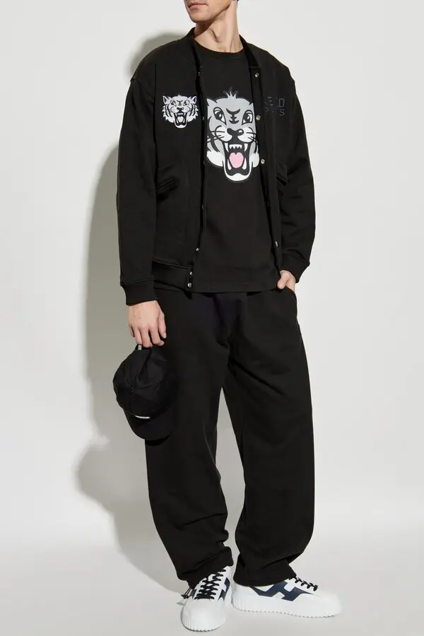Kenzo Sweatpants With Logo Patch