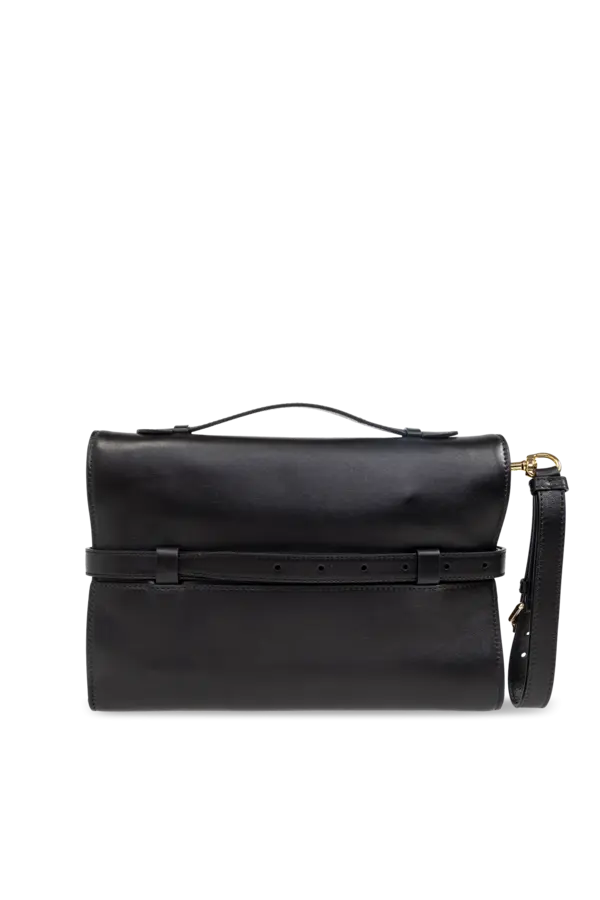 Moschino Handbag With Detachable Shoulder Strap - Black