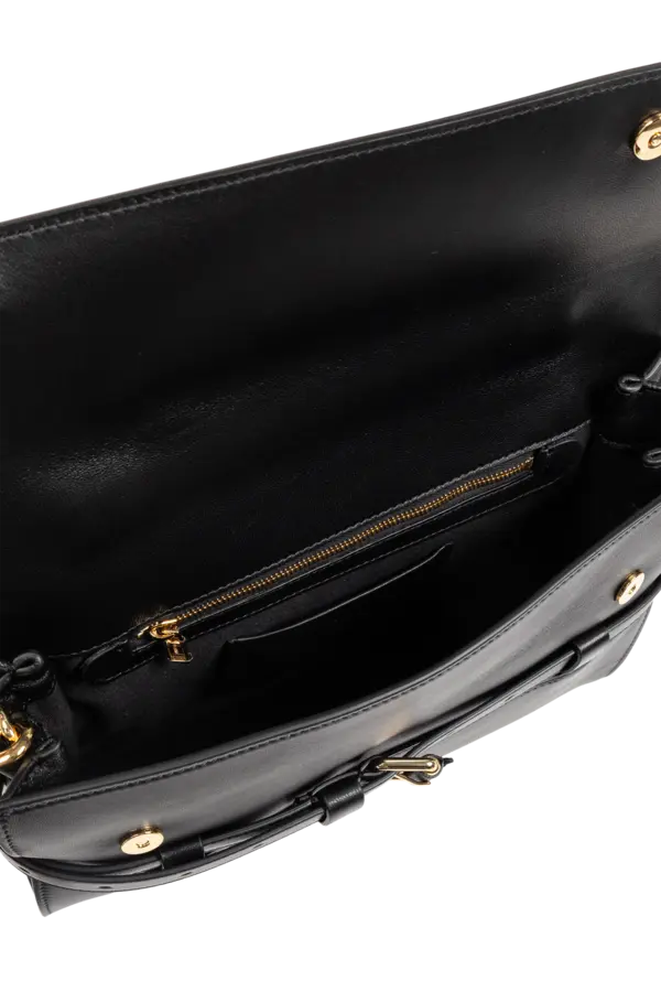 Moschino Handbag With Detachable Shoulder Strap - Black