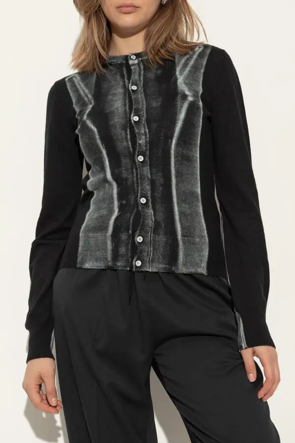 MAISON MARGIELA Printed Knit Cardigan