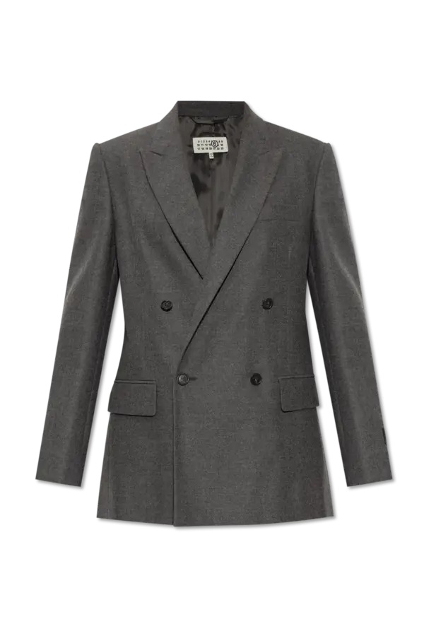 MAISON MARGIELA Wool Blazer - Grey