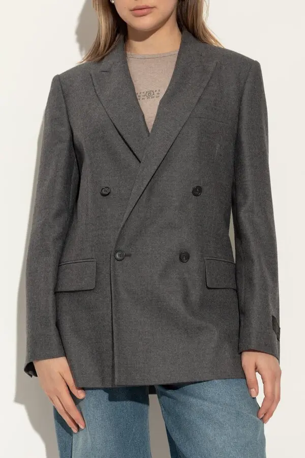 MAISON MARGIELA Wool Blazer - Grey