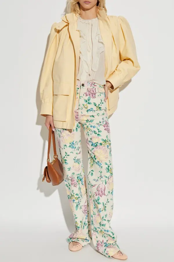 Chloé Floral Motif Jeans