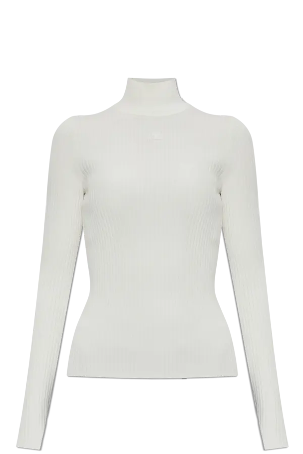 COURREGES Logo Turtleneck