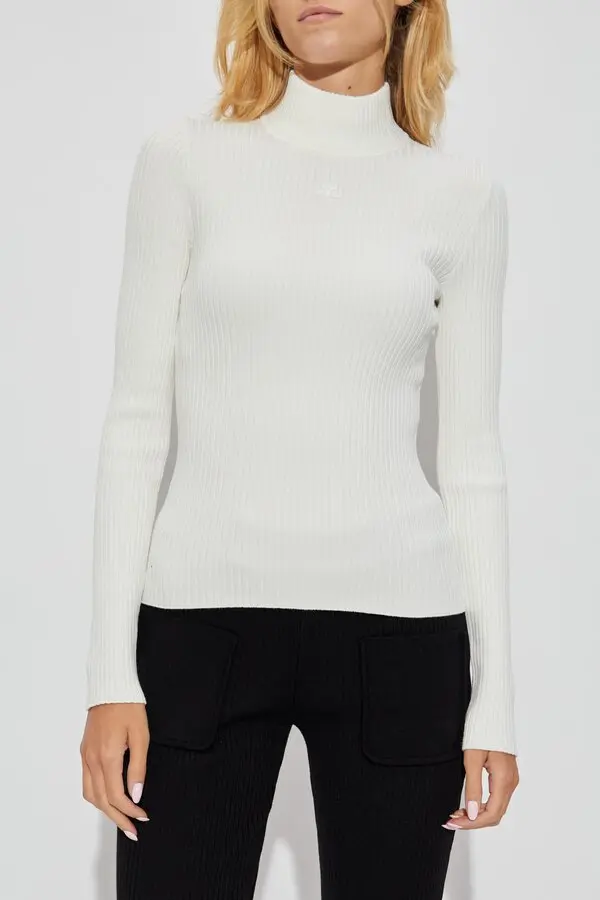 COURREGES Logo Turtleneck