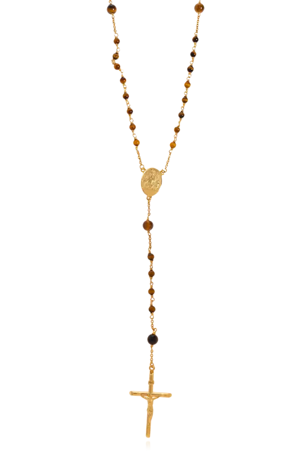 Dolce & Gabbana Religious Motif Necklace - Gold