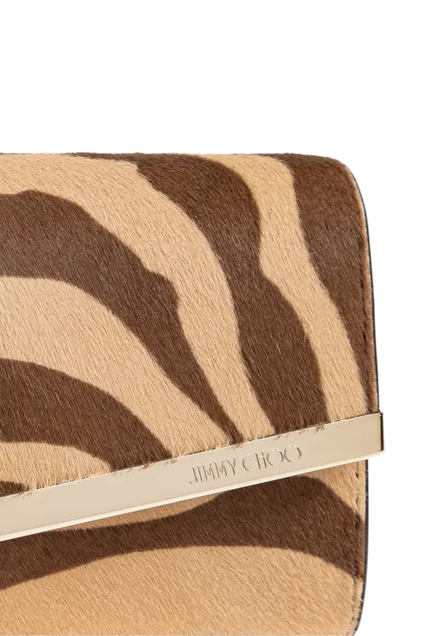 JIMMY CHOO Emmie Clutch - Brown