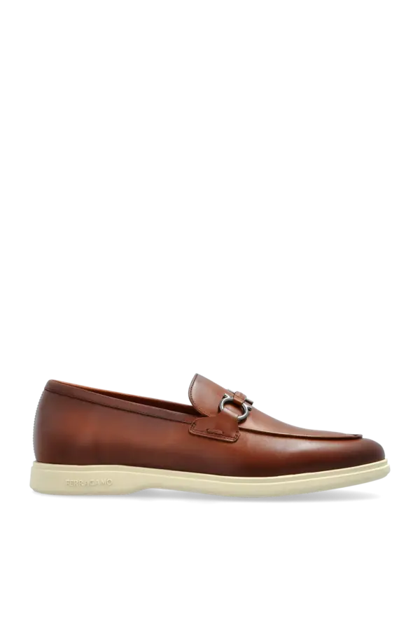 FERRAGAMO Cosimo Leather Loafers