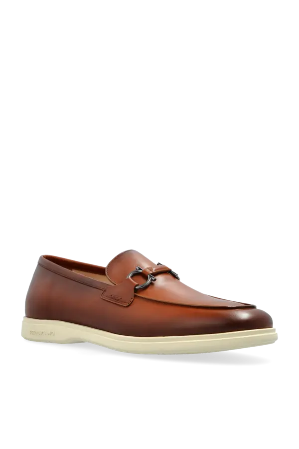 FERRAGAMO Cosimo Leather Loafers