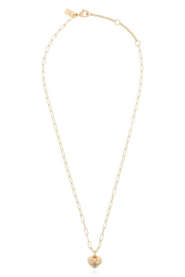 COACH Heart Pendant Necklace