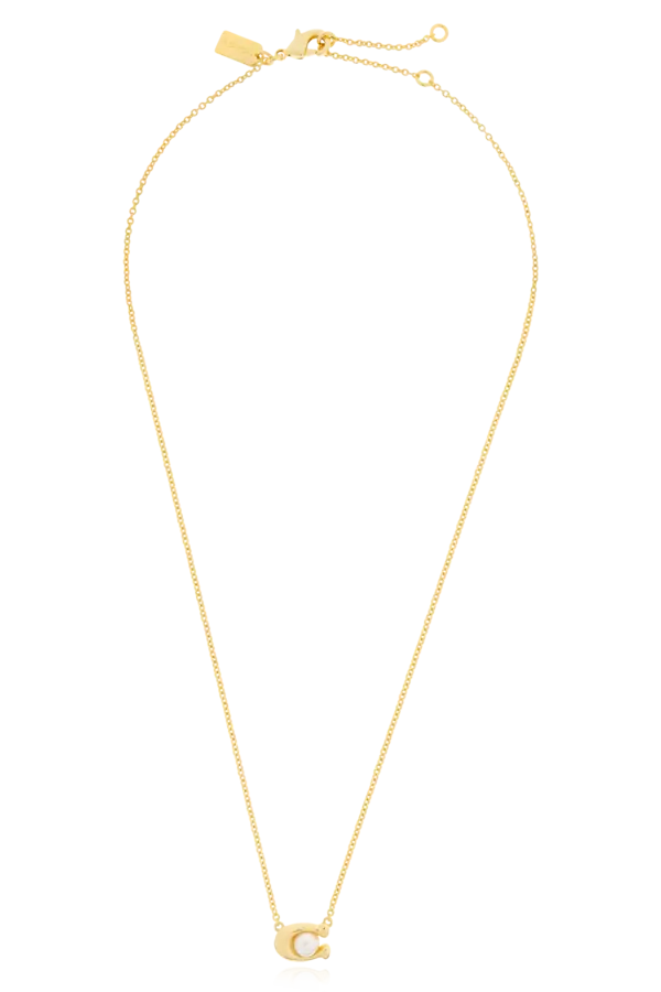 COACH Logo Pendant Necklace