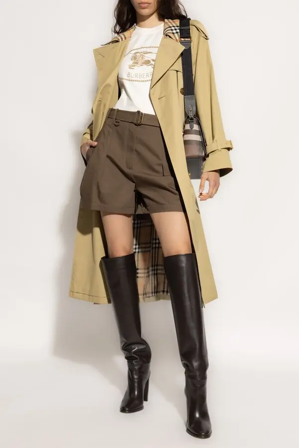 Burberry High-waisted Tailored Shorts