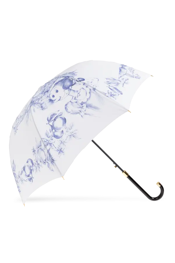 Moschino Patterned Umbrella - White