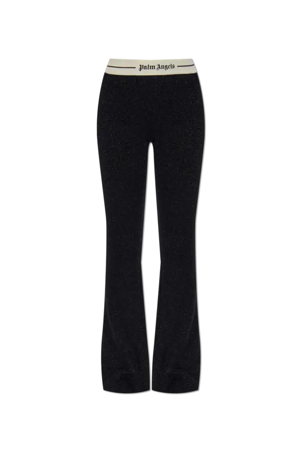 Palm Angels Ribbed Knit Trousers