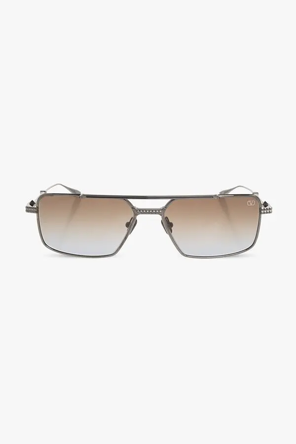 Valentino Garavani Sunglasses With Logo - Silver