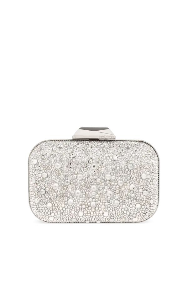 JIMMY CHOO Cloud' Clutch - Silver