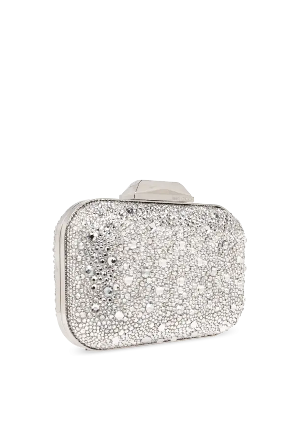 JIMMY CHOO Cloud' Clutch - Silver