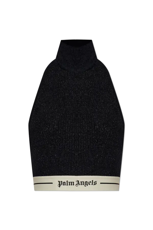 Palm Angels Short Mock Neck Top