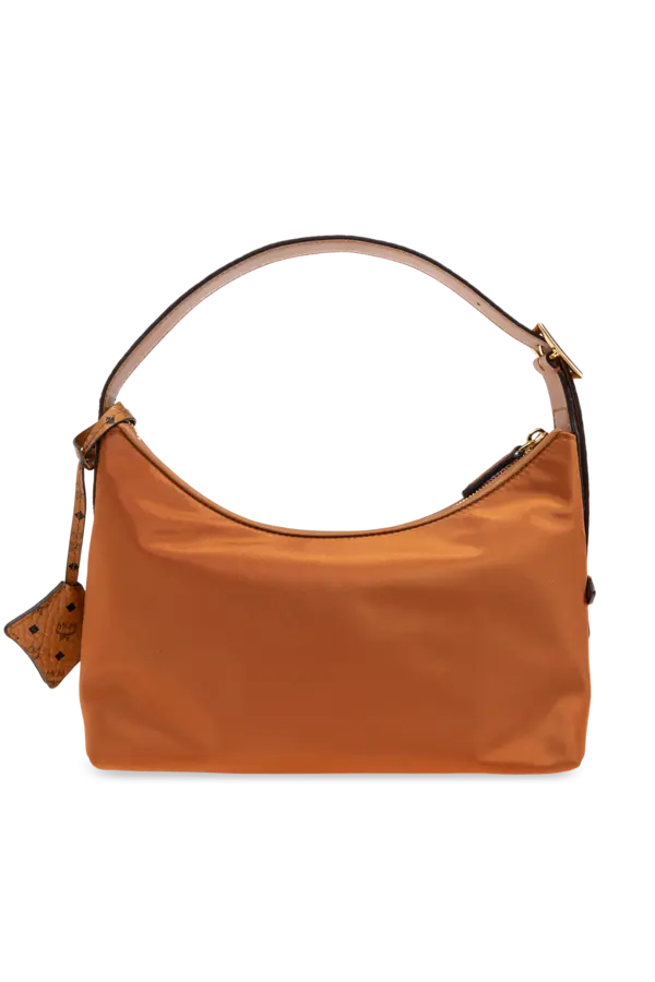 Mcm Aren Small Shoulder Bag - Brown