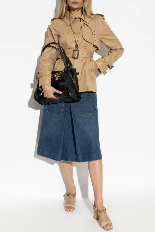 Chloé Short Belted Trench Coat