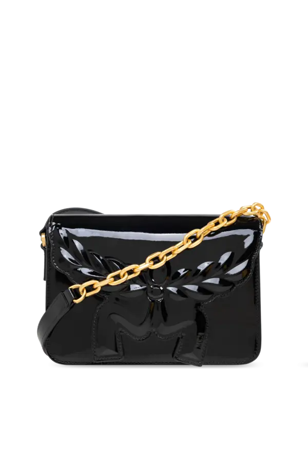 Mcm Himmel Laurel Shoulder Bag - Black