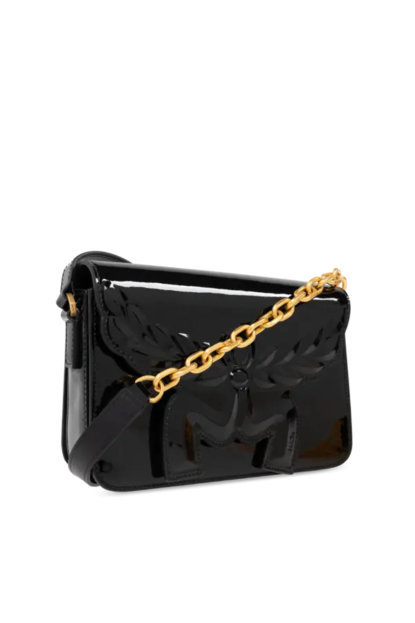 Mcm Himmel Laurel Shoulder Bag - Black