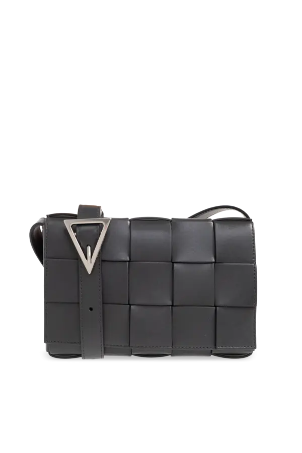 Bottega Veneta Cassette Medium Shoulder Bag - Grey