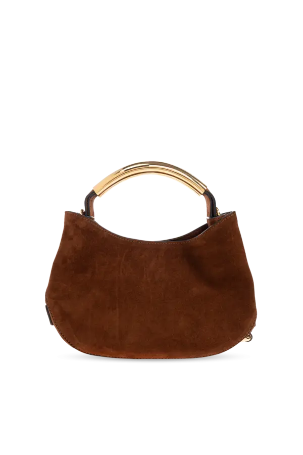 Moschino Handbag With Detachable Strap - Brown