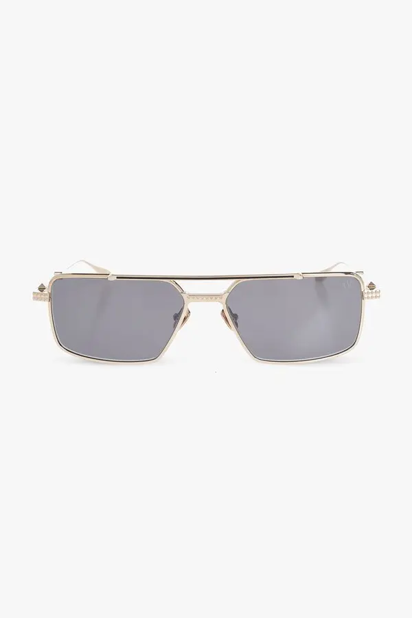 Valentino Garavani Sunglasses With Logo - Gold